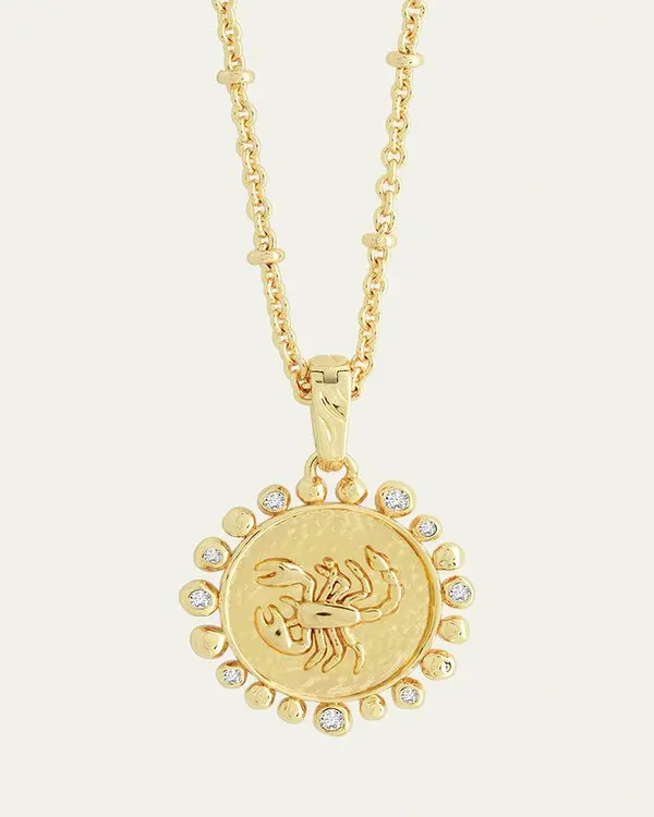 ANABEL ARAM JEWELRY Zodiac Pendant Necklace - Scorpio