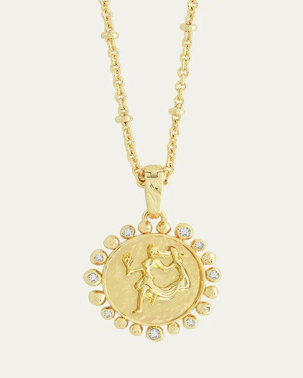 ANABEL ARAM JEWELRY Zodiac Pendant Necklace - Virgo