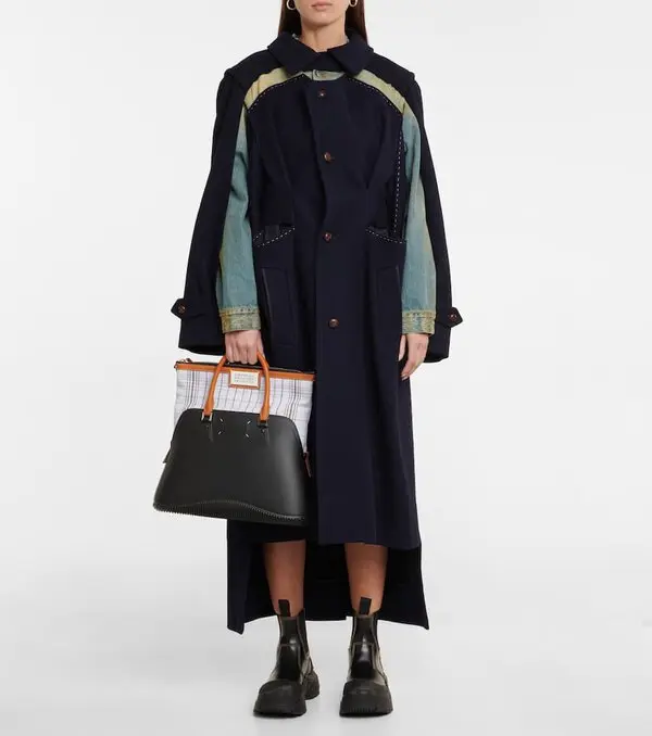 MAISON MARGIELA 5ac Leather-trimmed Rubber Tote