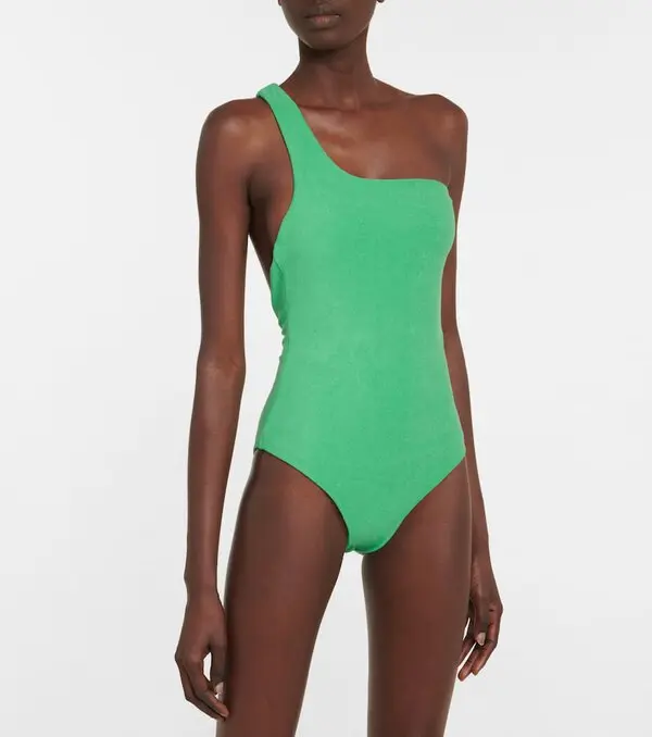 Jade Swim Evolve One-shoulder Swimsuit - Green