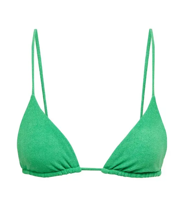 Jade Swim Via Bikini Top - Green