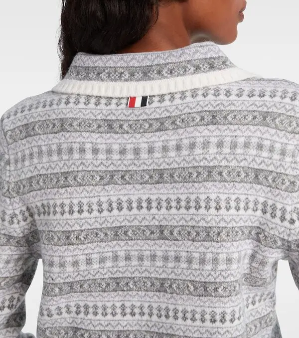 Thom Browne Fair Isle Wool-blend Jacquard Sweater