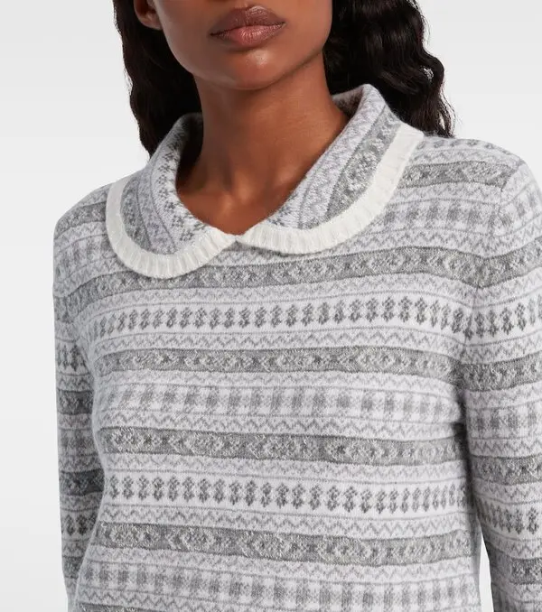Thom Browne Fair Isle Wool-blend Jacquard Sweater
