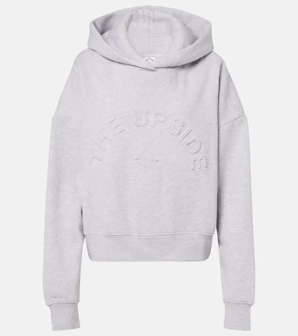 The Upside Byron Logo Cotton Jersey Hoodie
