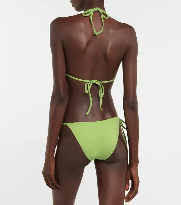 Melissa Odabash Miami Triangle Bikini Top - Green