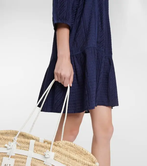 Melissa Odabash Ashley Embroidered Mini Dress