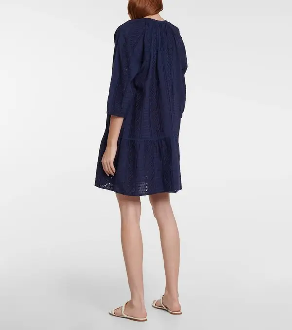Melissa Odabash Ashley Embroidered Mini Dress