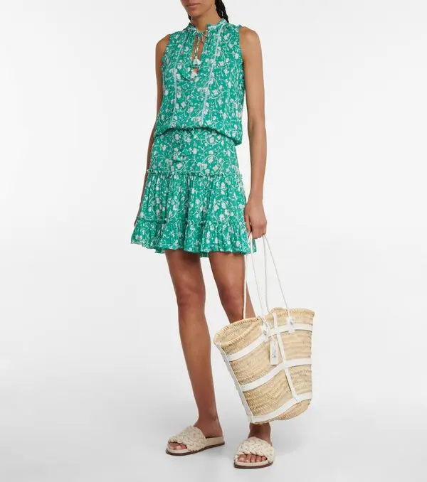 Poupette St Barth Clara Floral Minidress