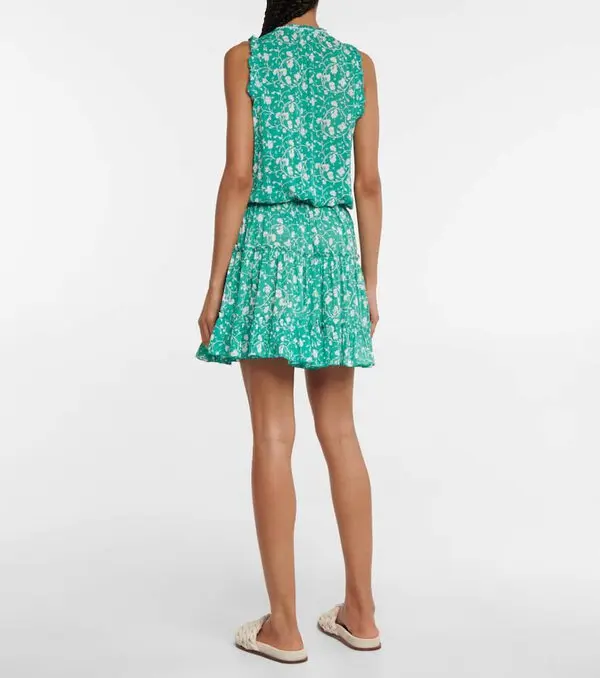 Poupette St Barth Clara Floral Minidress