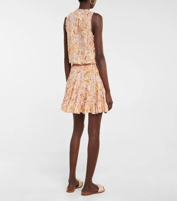 Poupette St Barth Clara Printed Minidress