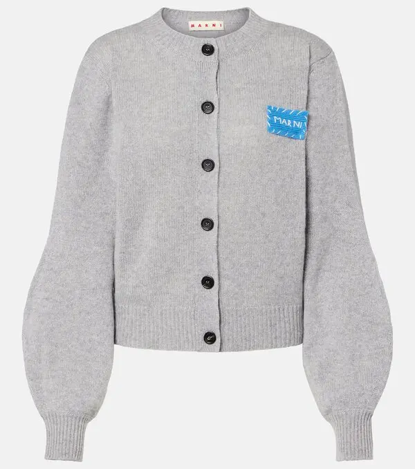 Marni Logo Cashmere Cardigan