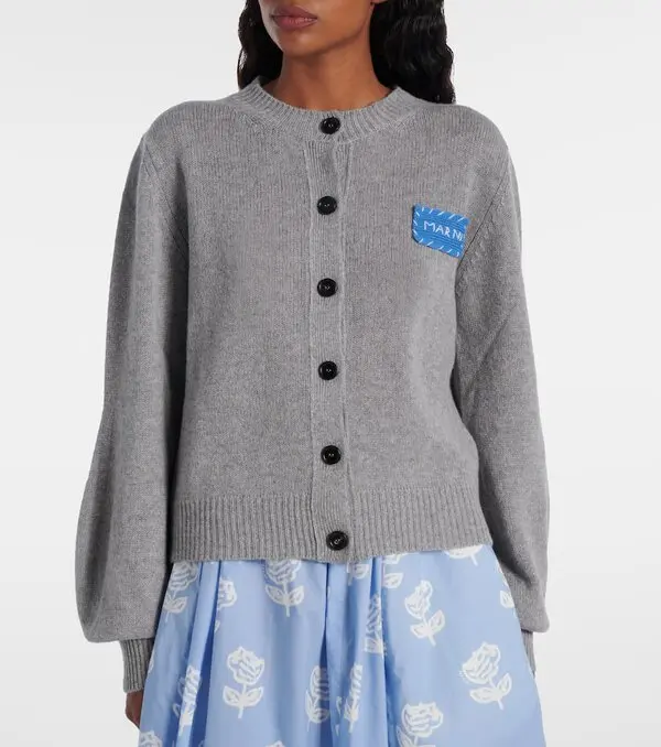 Marni Logo Cashmere Cardigan