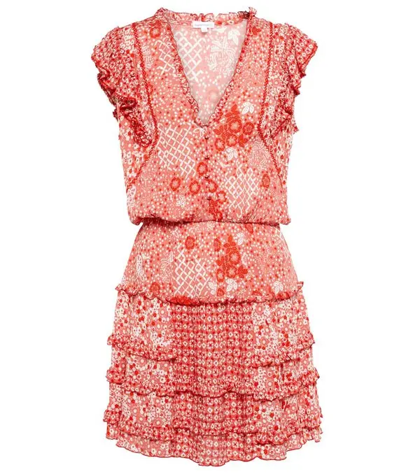 Poupette St Barth Paulina Floral Minidress - Multicoloured