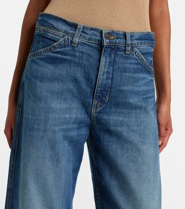 NILI LOTAN Tribeca Barrel-leg Jeans