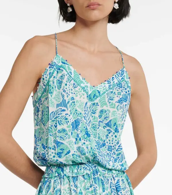 Poupette St Barth Laurie Printed Mini Dress