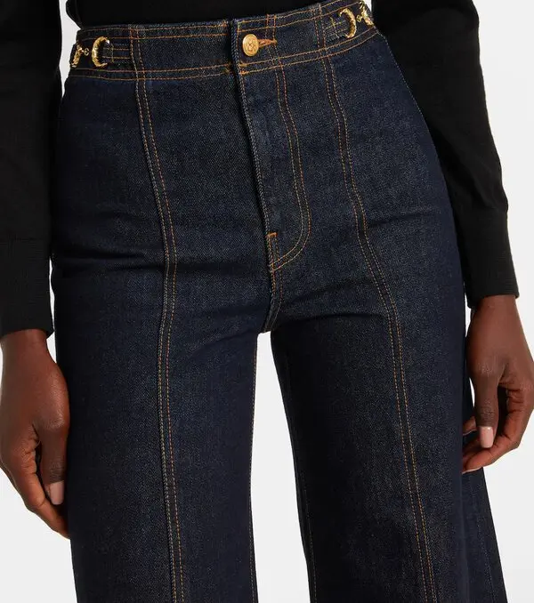 Ulla Johnson Delphine Wide-leg Jeans