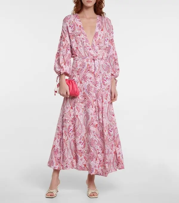 Melissa Odabash Gabby Paisley Maxi Kaftan