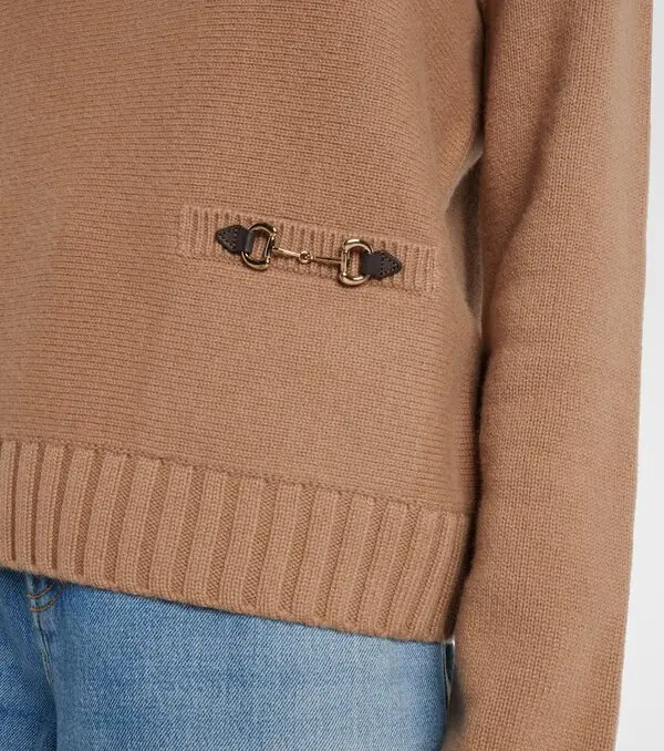 Gucci Horsebit Wool And Cashmere Sweater