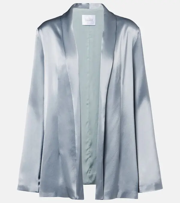 Galvan Julianne Satin Blazer