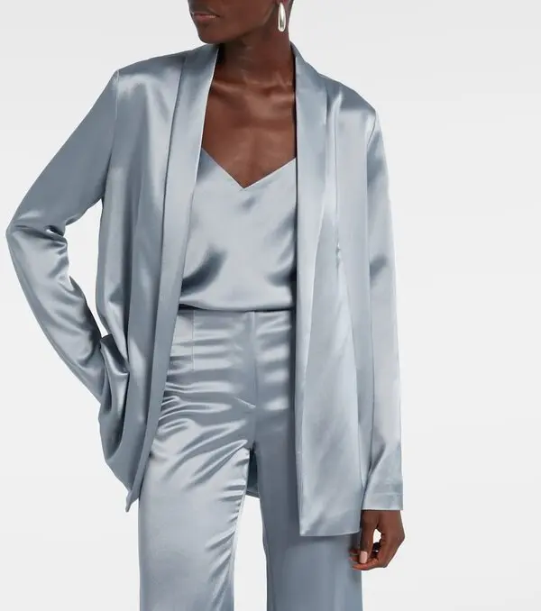 Galvan Julianne Satin Blazer
