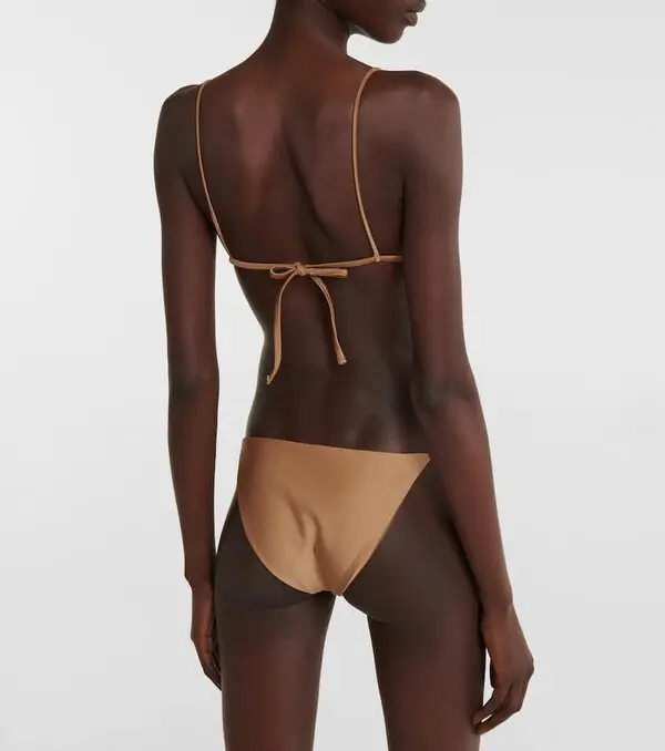 Jade Swim Bare Minimum Bikini Bottoms - Beige