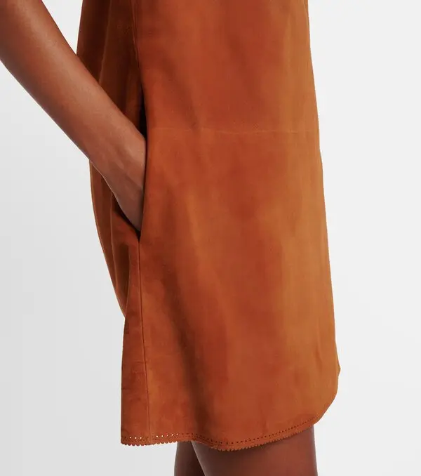 Versace Suede Mini Dress