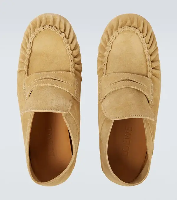 Loewe Suede Moccasins