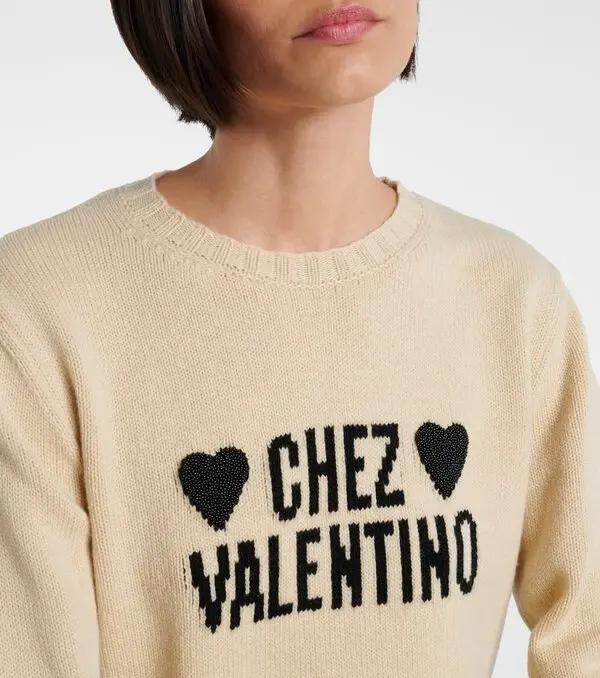 Valentino Garavani Chez Virgin Wool Sweater