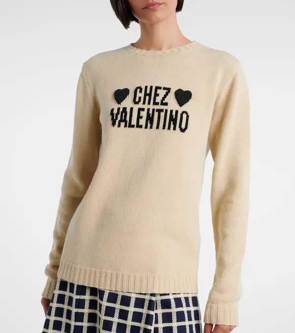 Valentino Garavani Chez Virgin Wool Sweater
