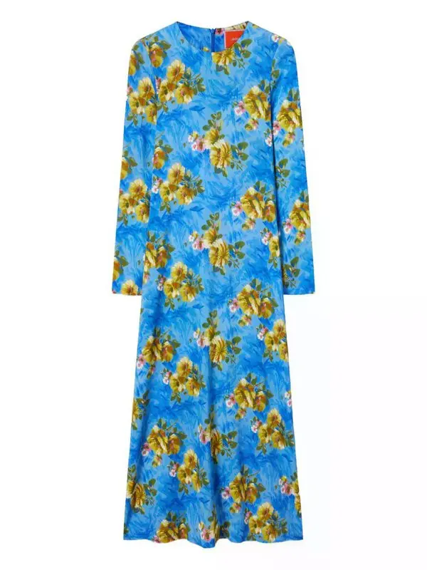 La DoubleJ Floral-print Maxi Dress