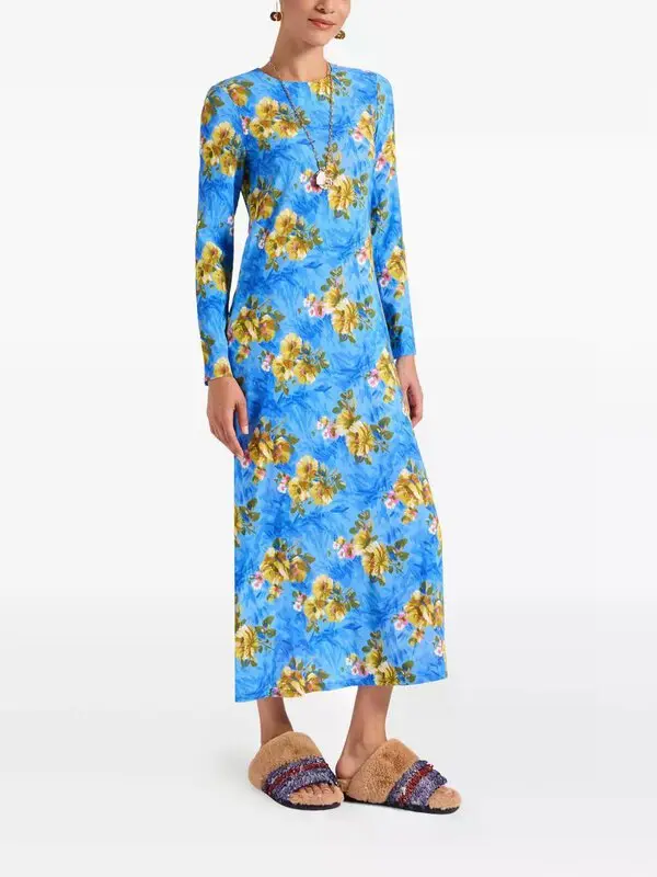 La DoubleJ Floral-print Maxi Dress
