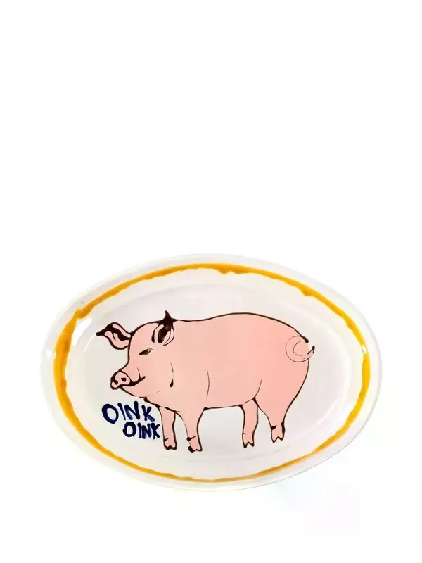 AMUSE LA BOUCHE Pig Oval Platter