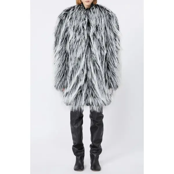 Sportmax Adesso Faux Fur Jacket - Black