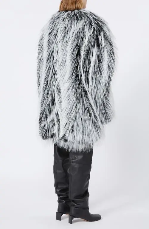 Sportmax Adesso Faux Fur Jacket - Black