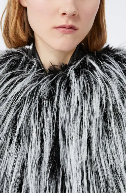 Sportmax Adesso Faux Fur Jacket - Black