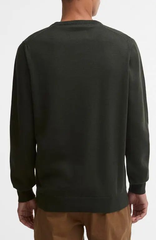 Barbour Pima Cotton Crewneck Sweater - Sage