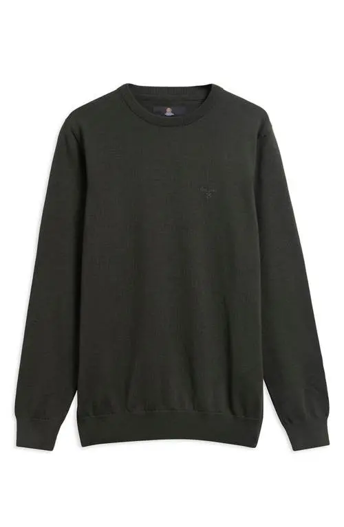 Barbour Pima Cotton Crewneck Sweater - Sage