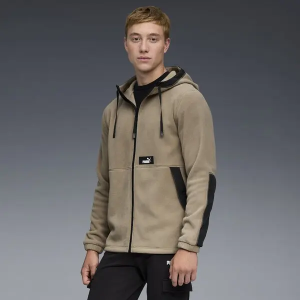 PUMA Polar Fleece Hooded Insulated Jacket