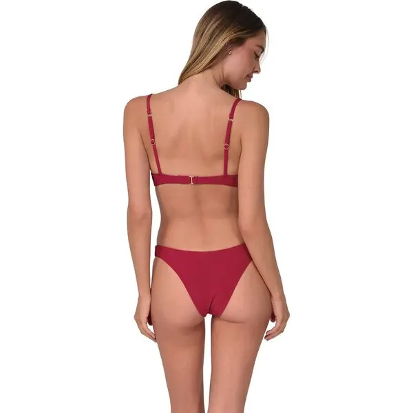 SWIM SYSTEMS Maddie Bikini Bottom - Cherry Pie Scrunch
