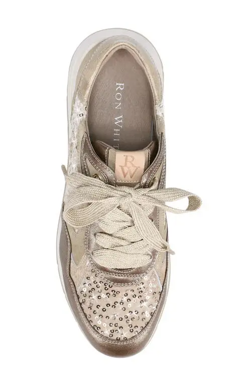 Ron White Zara Wedge Sneaker - Fawn