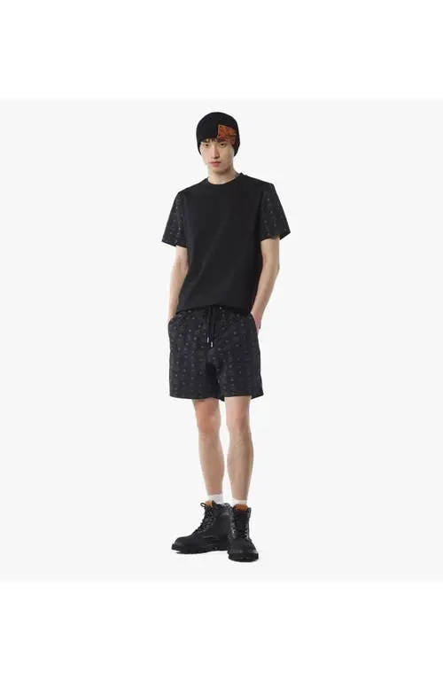 Mcm Monogram Print Econyl Shorts