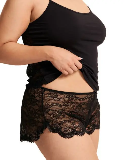 ADORE ME Rain Cami & Shorts Set Lingerie - Black