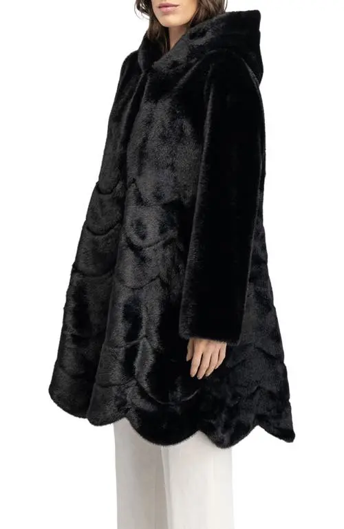 LYLA GRANT Fur-free Mink Reversible Parka