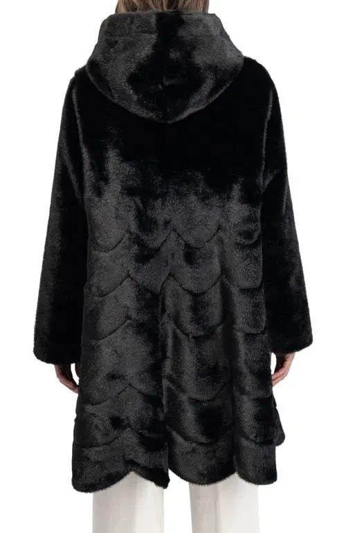 LYLA GRANT Fur-free Mink Reversible Parka