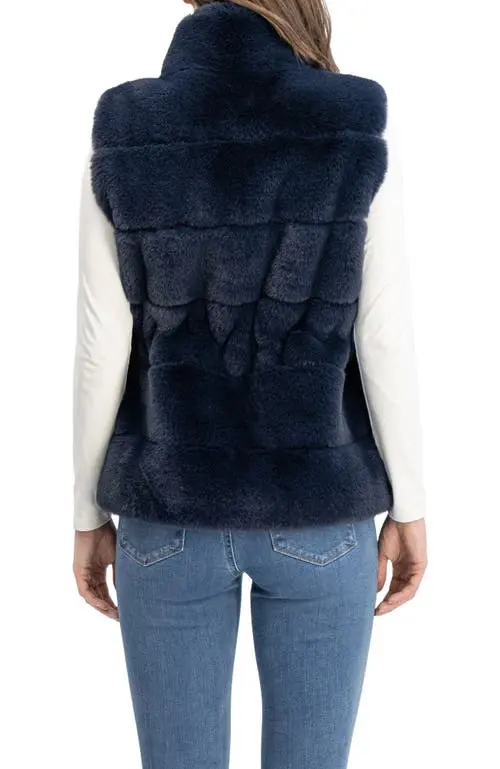 LYLA GRANT Fur-free Rex Rabbit Vest
