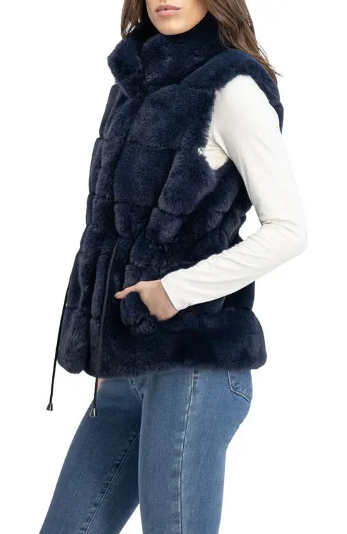 LYLA GRANT Fur-free Rex Rabbit Vest