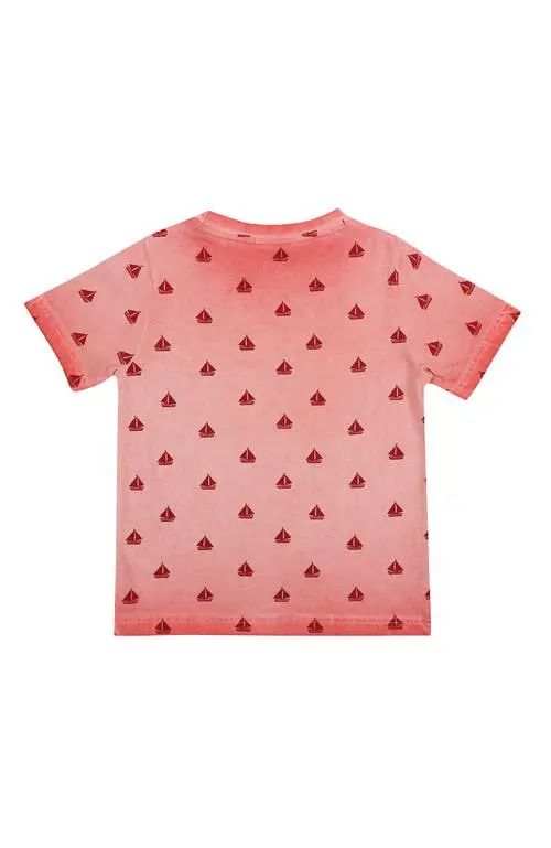 LILLY + SID Organic Cotton Boat Print T-shirt