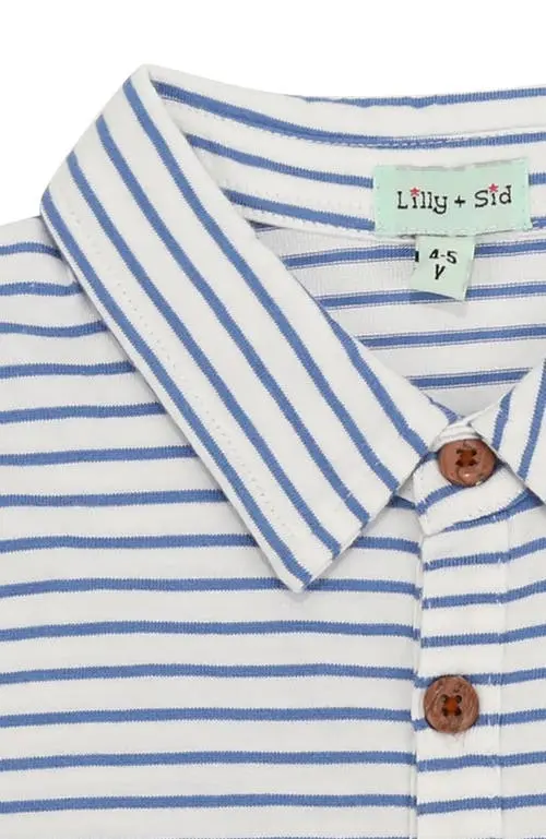LILLY + SID Organic Cotton Stripe Print T-shirt