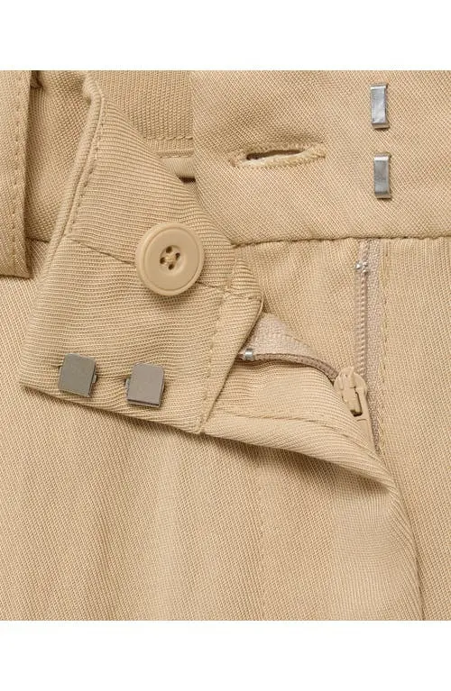 Mango Straight Leg Suit Trousers