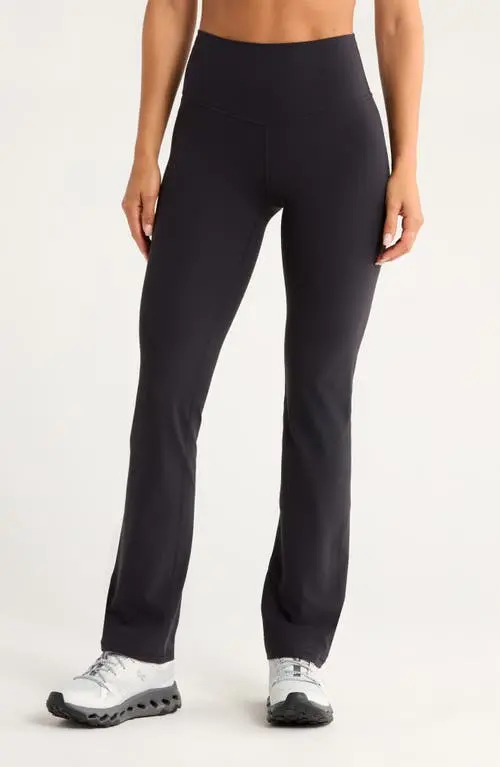Zella Studio Luxe Bootcut Leggings - Black